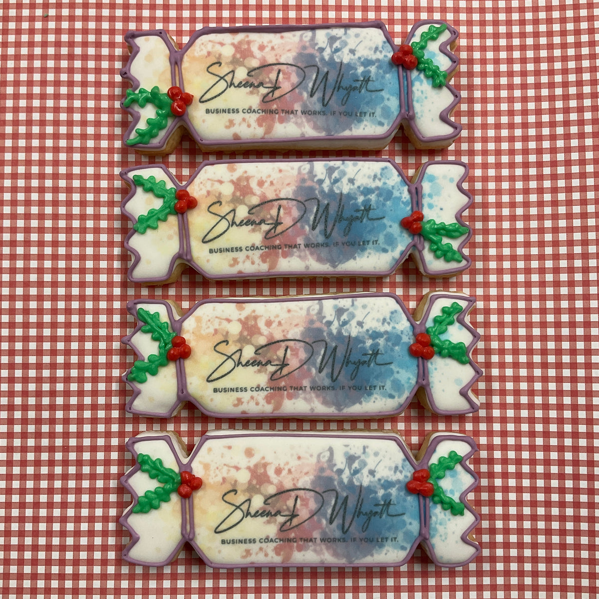 Christmas Cracker single Corporate Cookie – CookieDoodleDoo