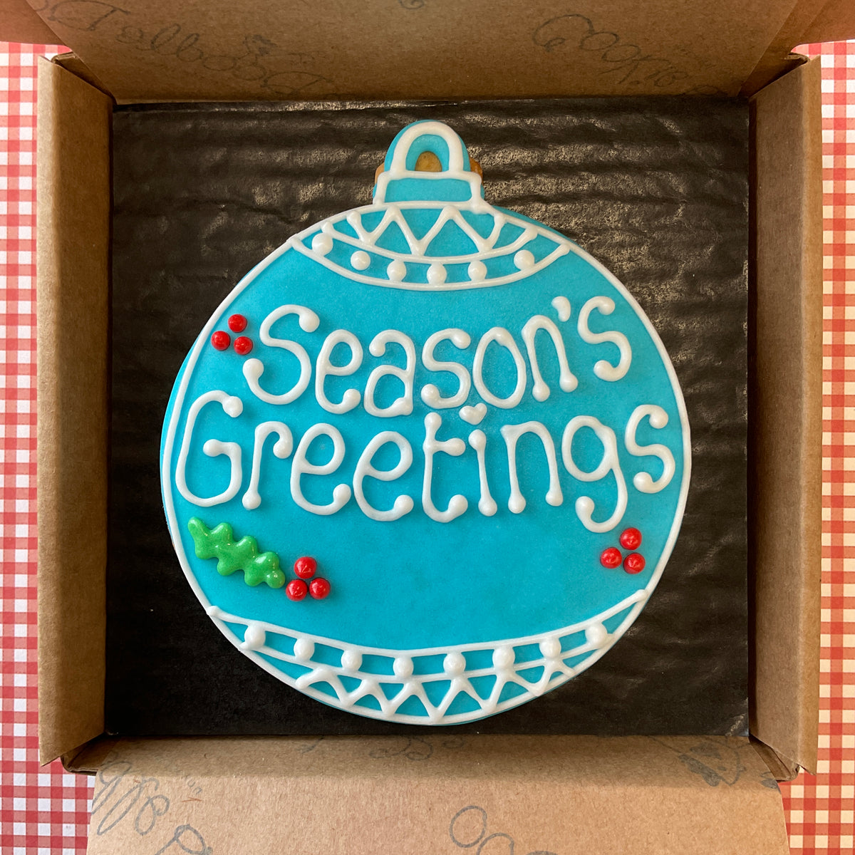 Christmas Bauble Corporate Cookie – CookieDoodleDoo