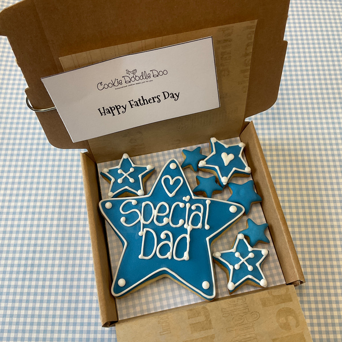Father’s Day Special Dad Star Cookie Box – CookieDoodleDoo